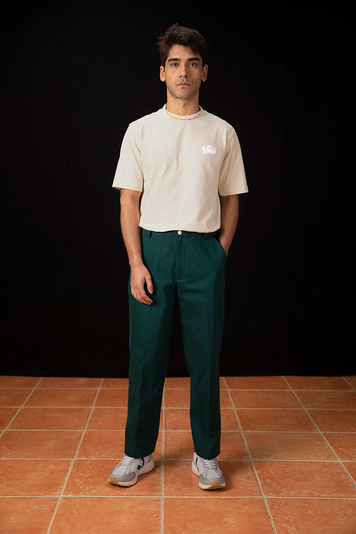 Rubbad Tee - Ecru | Shop Online | bhaane