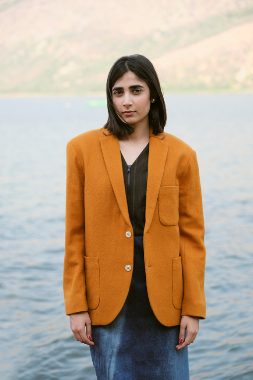 Day Scholar Jacket - Mustard | Shop Online | bhaane