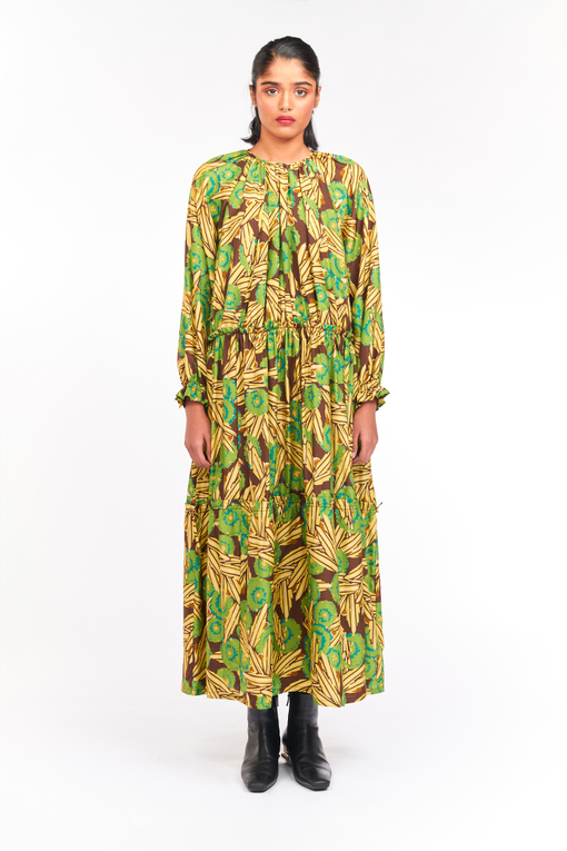 Flustra Maxi Dress - Royceflower | Shop Online | bhaane