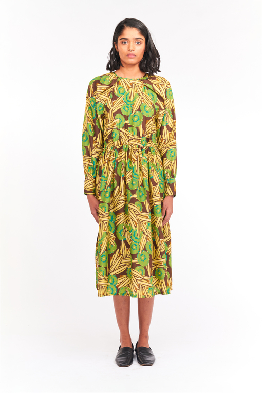 Sandalwood Midi Dress - Royceflower | Shop Online | bhaane