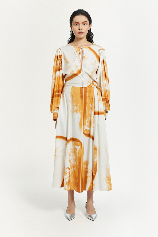 Ballard Midi Dress - Bone | Shop Online | bhaane